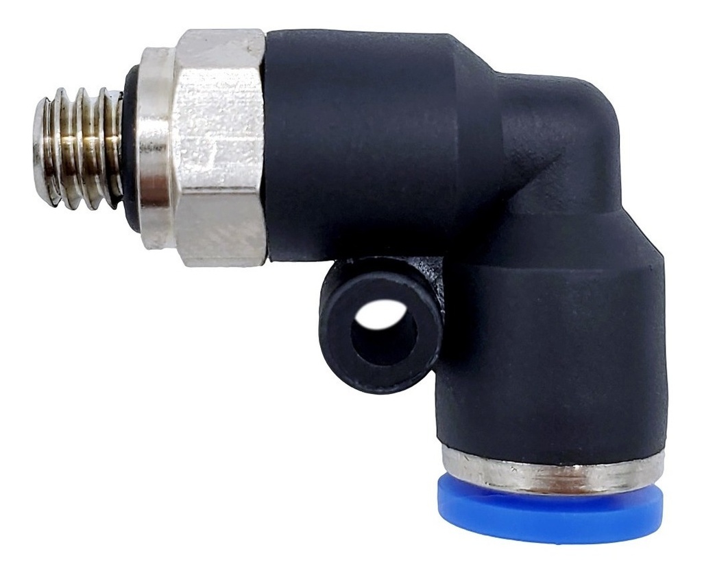 10 Pz De Conector/racor Rápido Neumático Codo M5 X 4mm | Instrutek